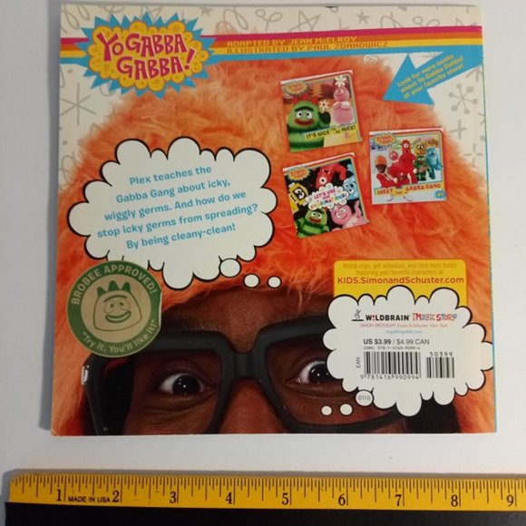 Other | Yo Gabba Gabba Lets Get Cleany Clean Book | Poshmark